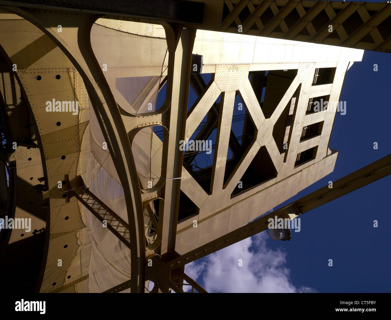 Tower Bridge,completed in 1935,a vertical lift bridge across the ...