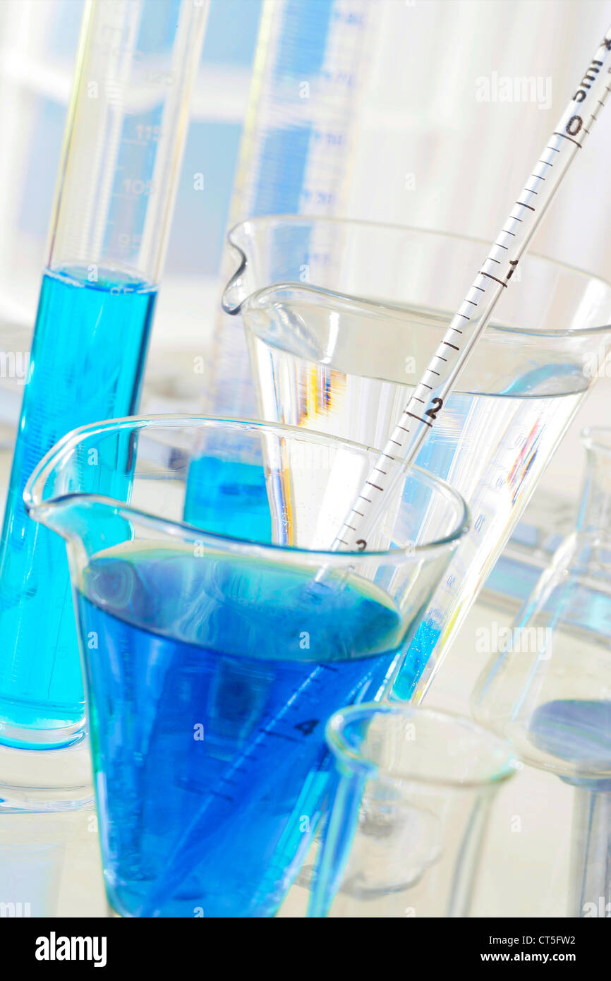 Graduated labware hi-res stock photography and images - Alamy