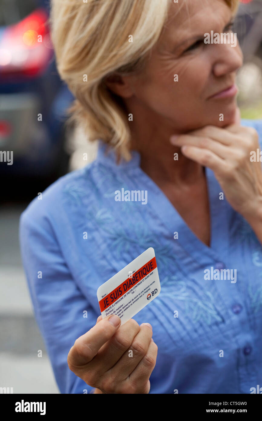 Diabetes medical card hi-res stock photography and images - Alamy