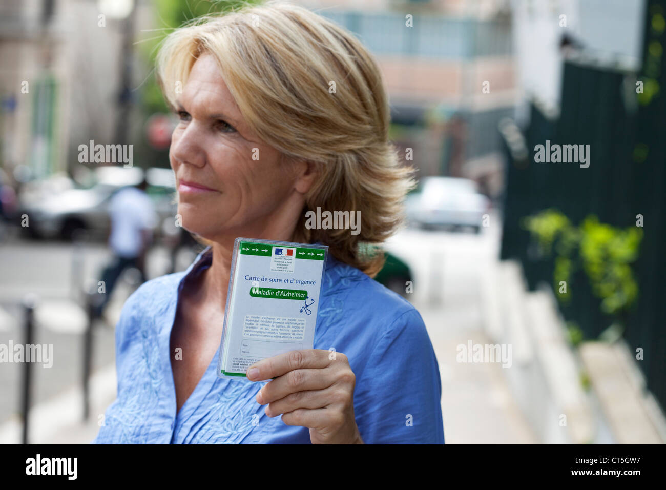 ALZHEIMER'S DISEASE CARD Stock Photo - Alamy