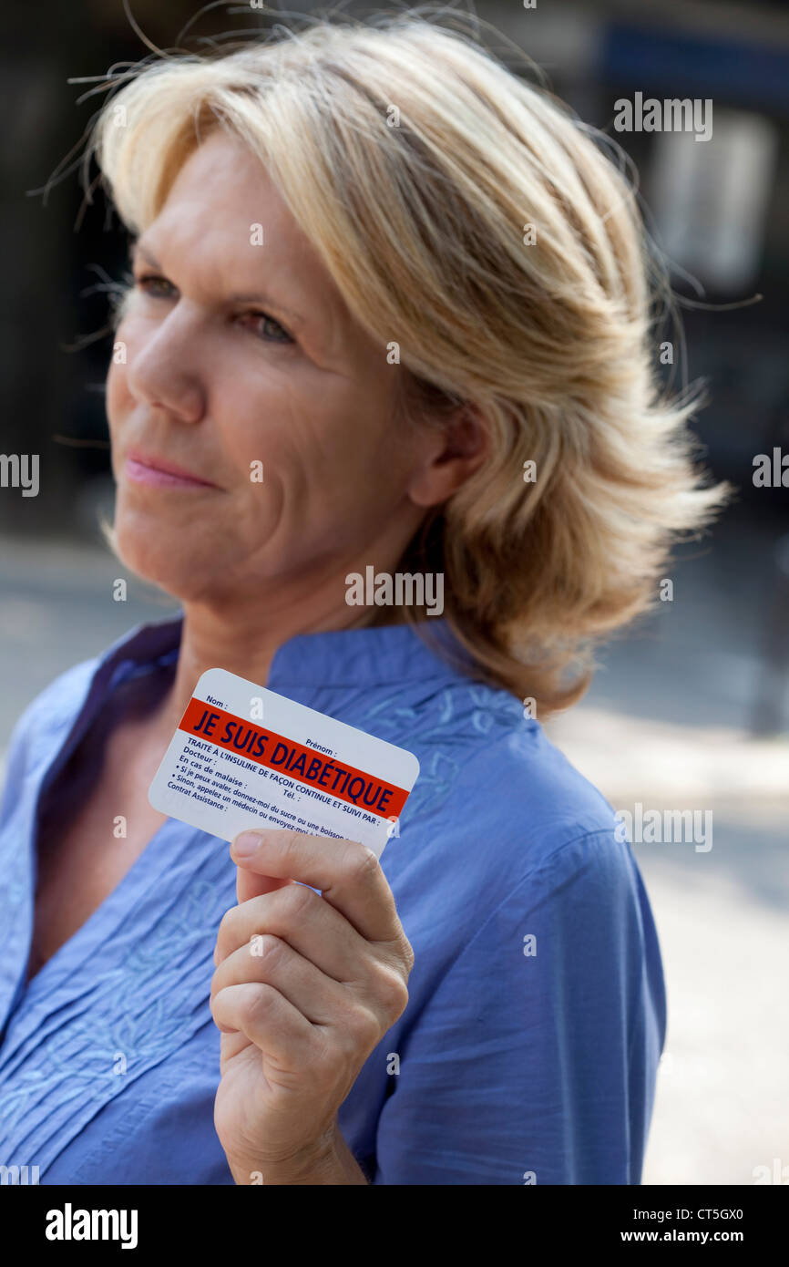 Diabetes medical card hi-res stock photography and images - Alamy