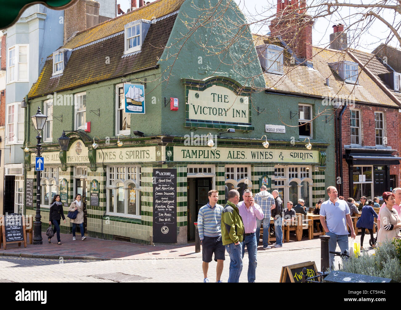 The Victory Inn pub in the Brighton Lanes Stock Photo - Alamy