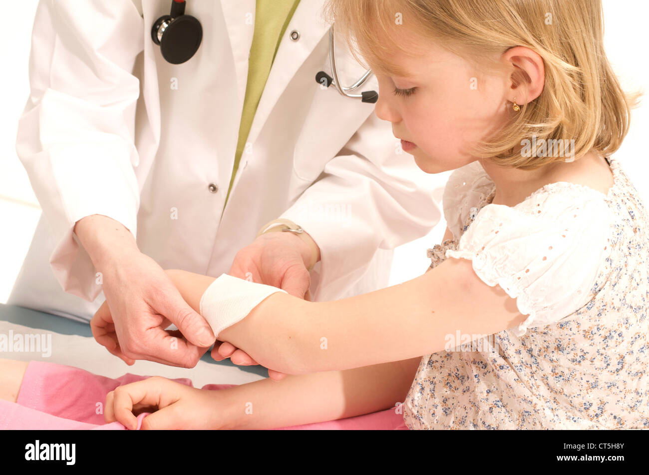 WOUND CARE, CHILD Stock Photo - Alamy