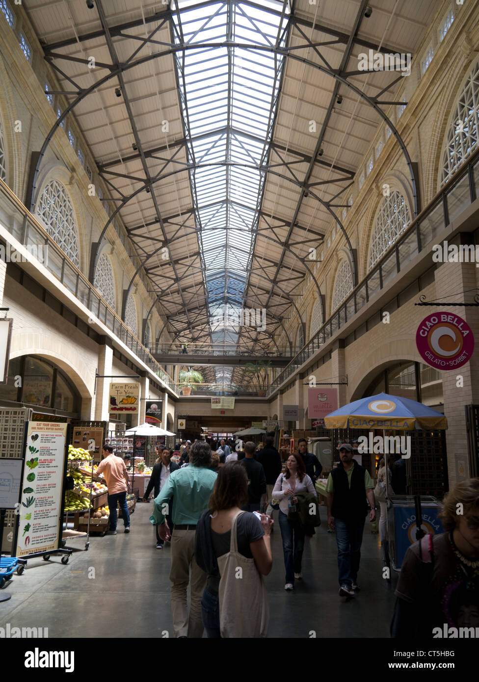 San francisco ferry building interior hi-res stock photography and ...
