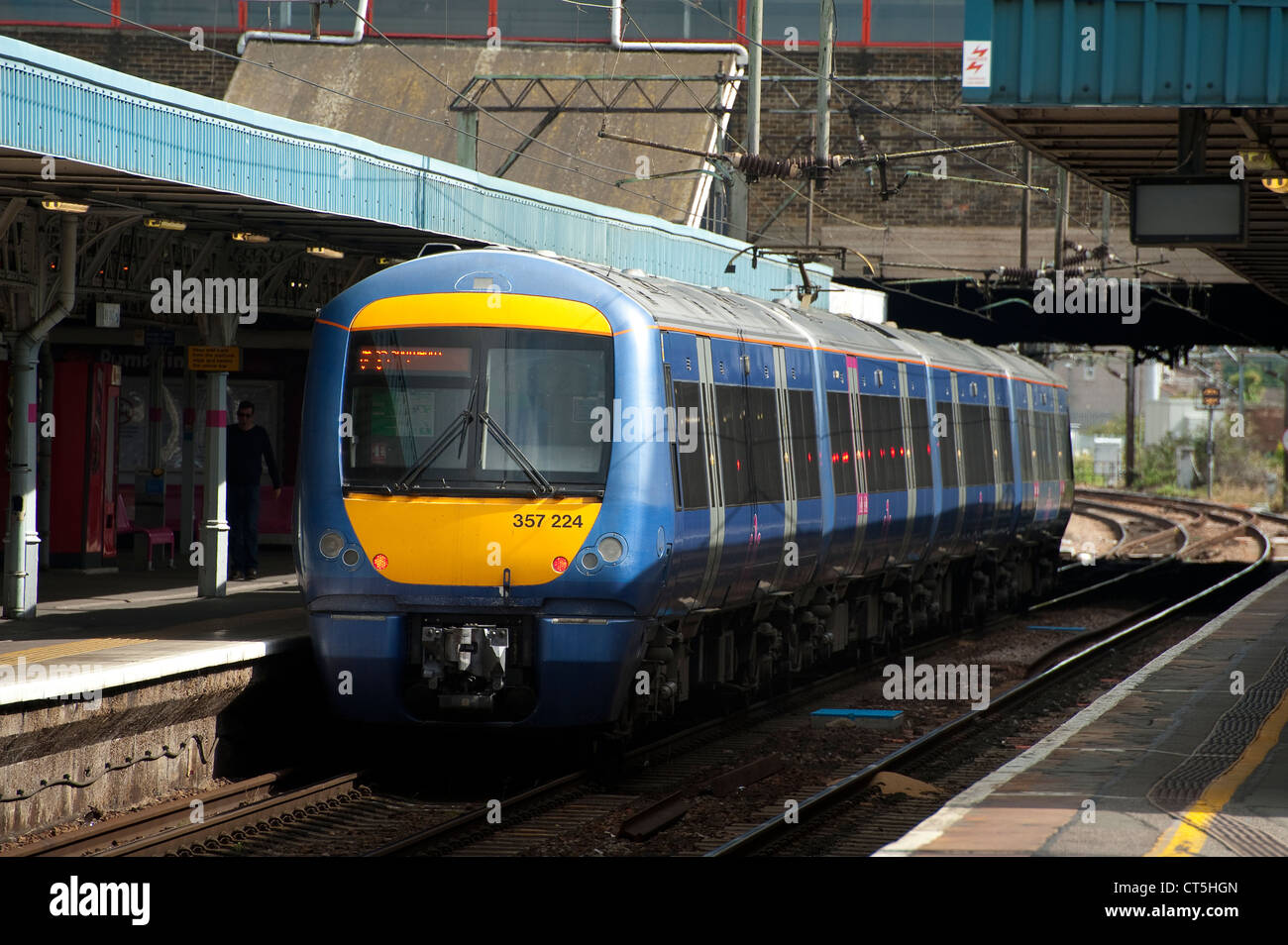 Train in c2c livery london hi-res stock photography and images - Alamy