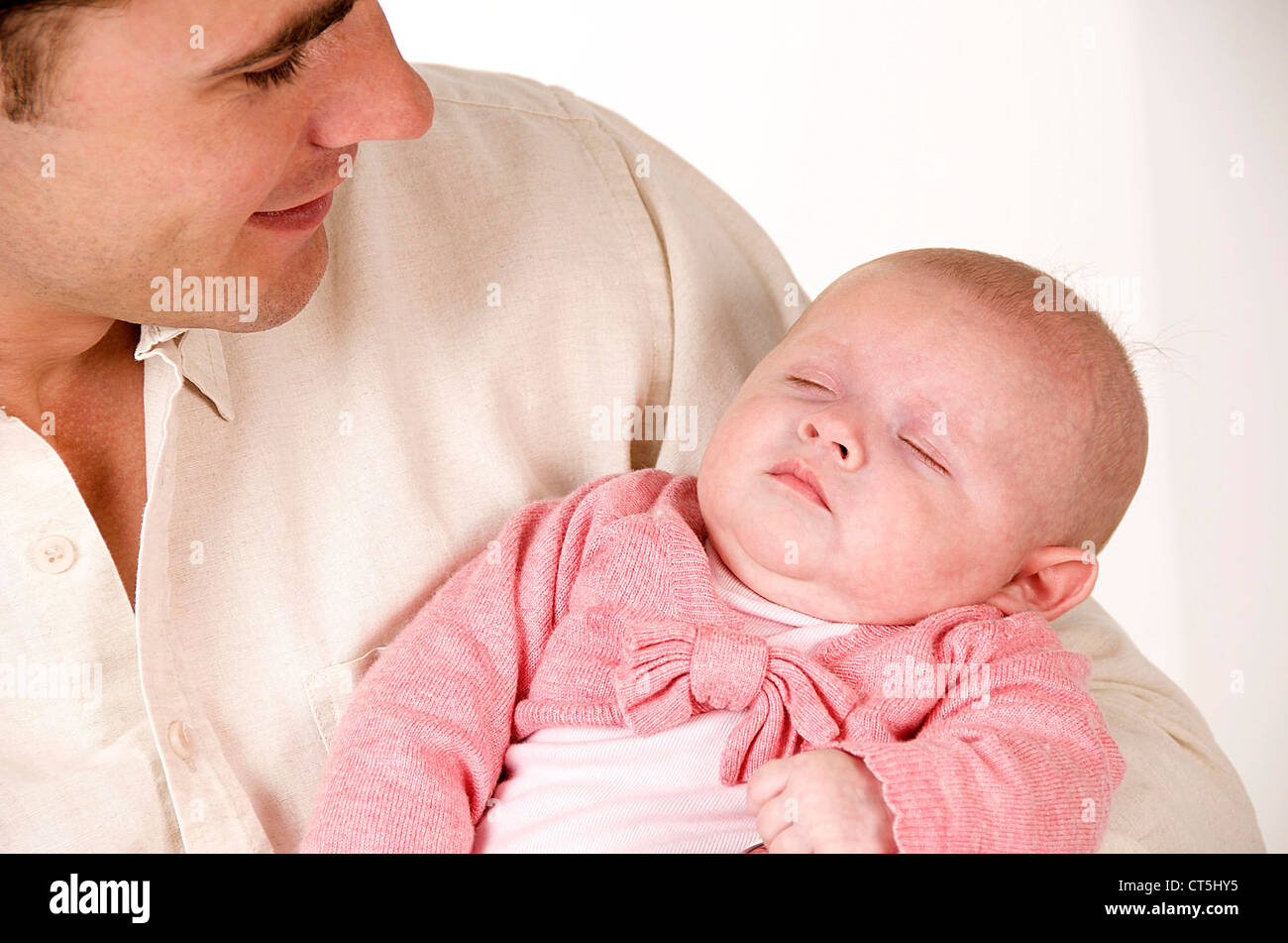 FATHER & INFANT Stock Photo - Alamy