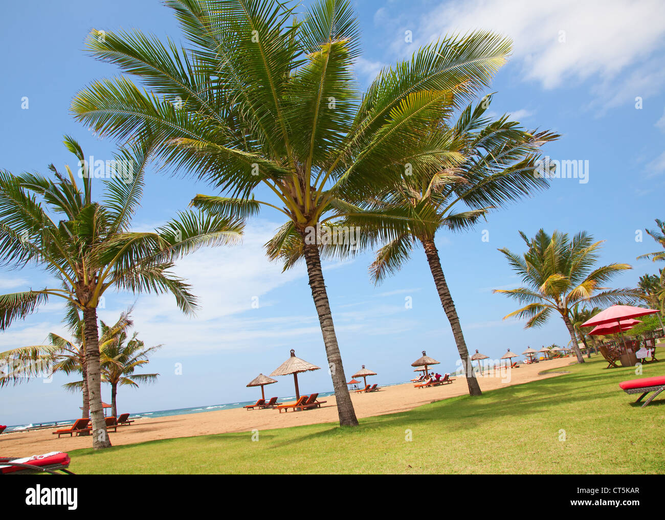beautiful balinese Nusa Dua beach Stock Photo - Alamy