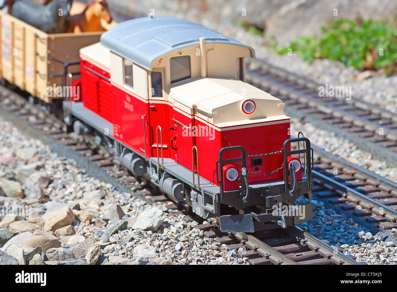 Miniature model narrow gauge locomotive hi-res stock photography and ...