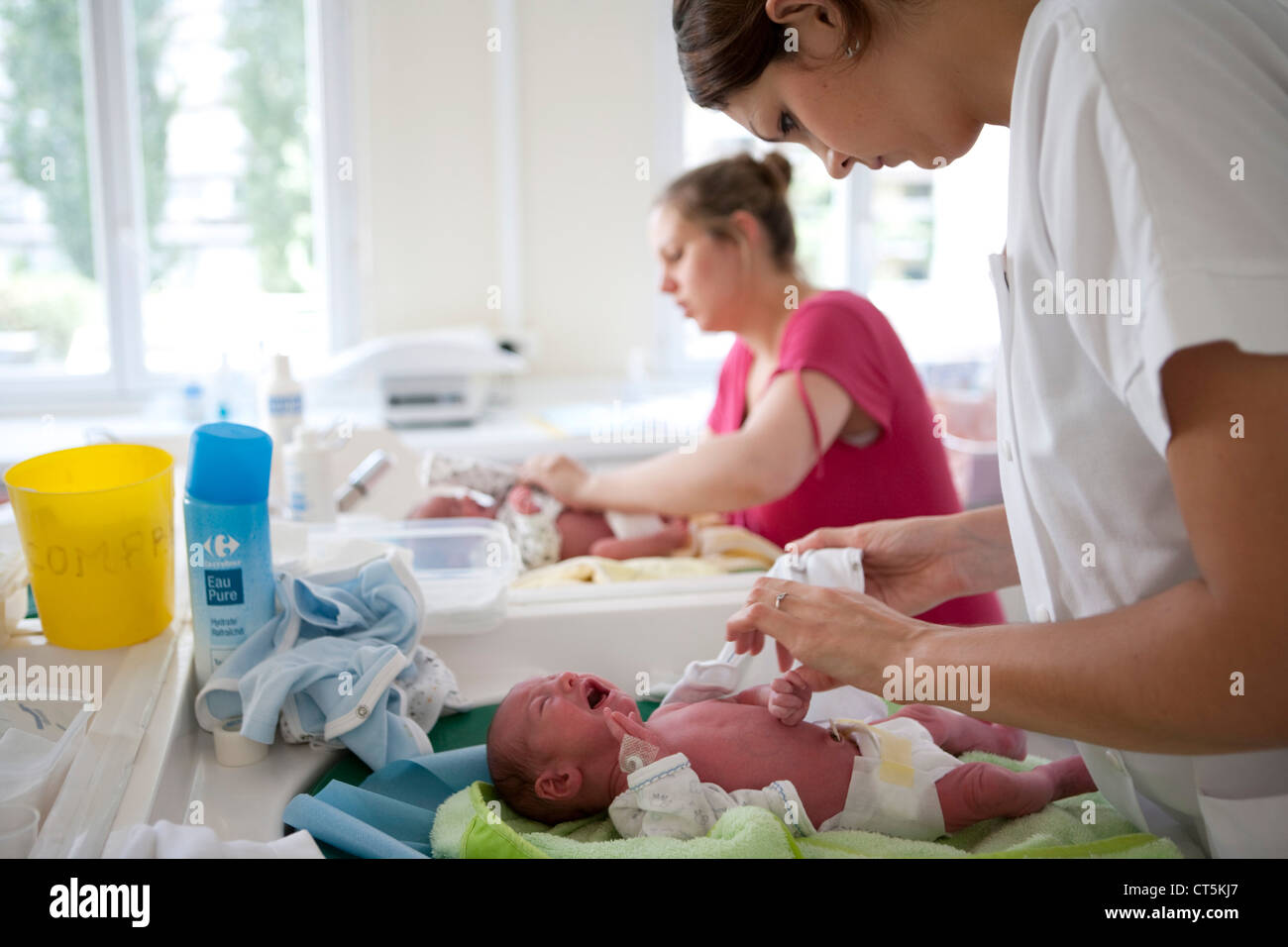NEWBORN BABY HYGIENE Stock Photo - Alamy