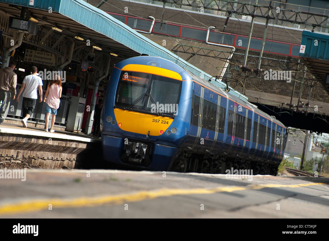 Train in c2c livery london hi-res stock photography and images - Alamy