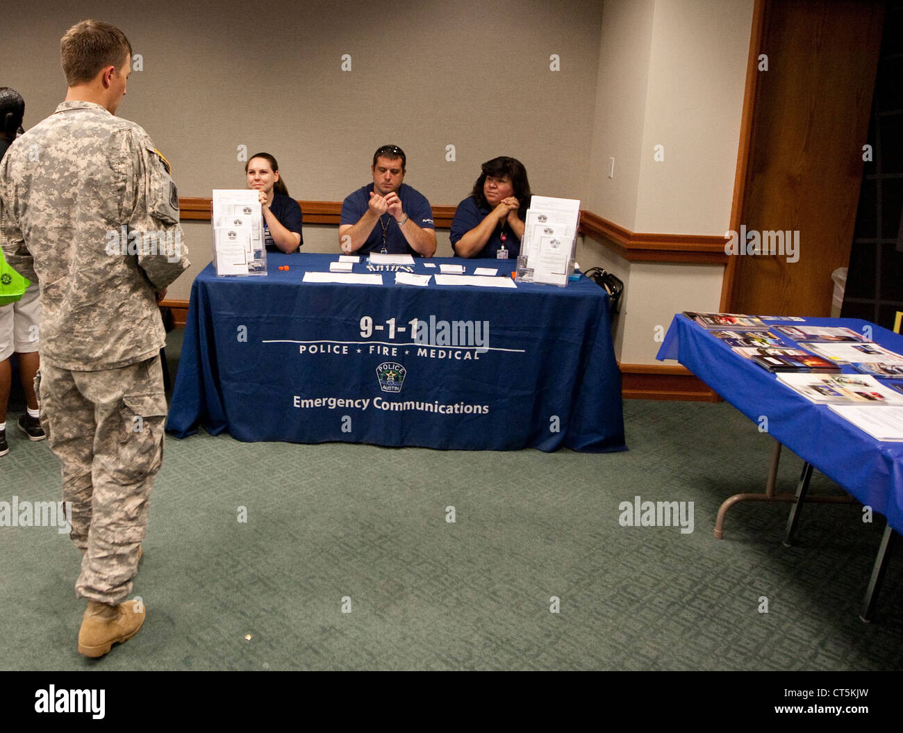 Job fair for US Military Veteran's held at the Texas Capitol in Austin ...