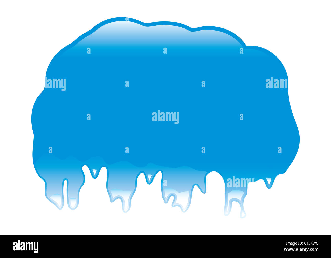 Blue abstract icon with copy space for your own text Stock Photo - Alamy
