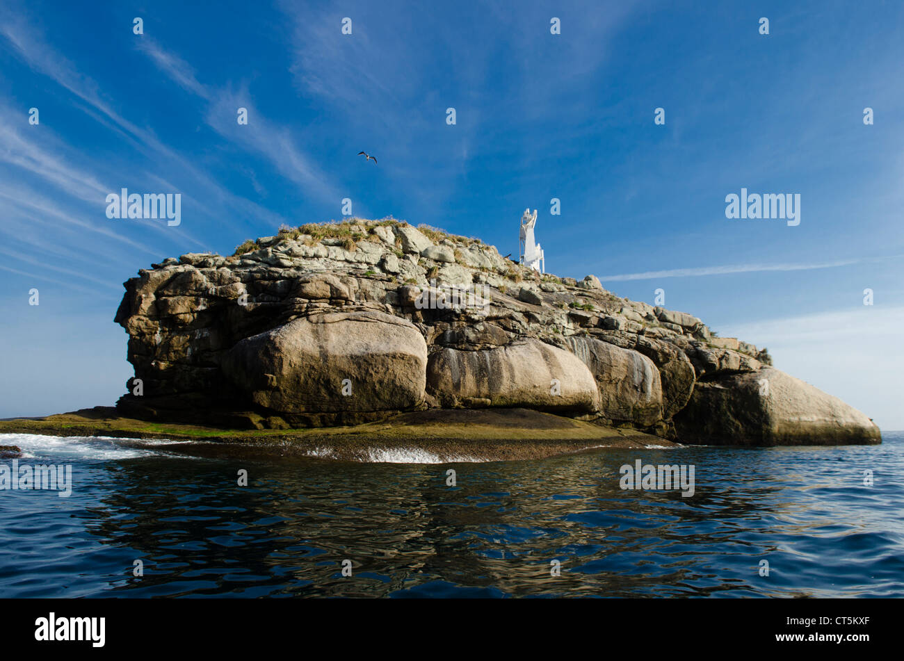 Lighthouse Island, Alcatrazes archipelago, north shore of Sao Paulo ...