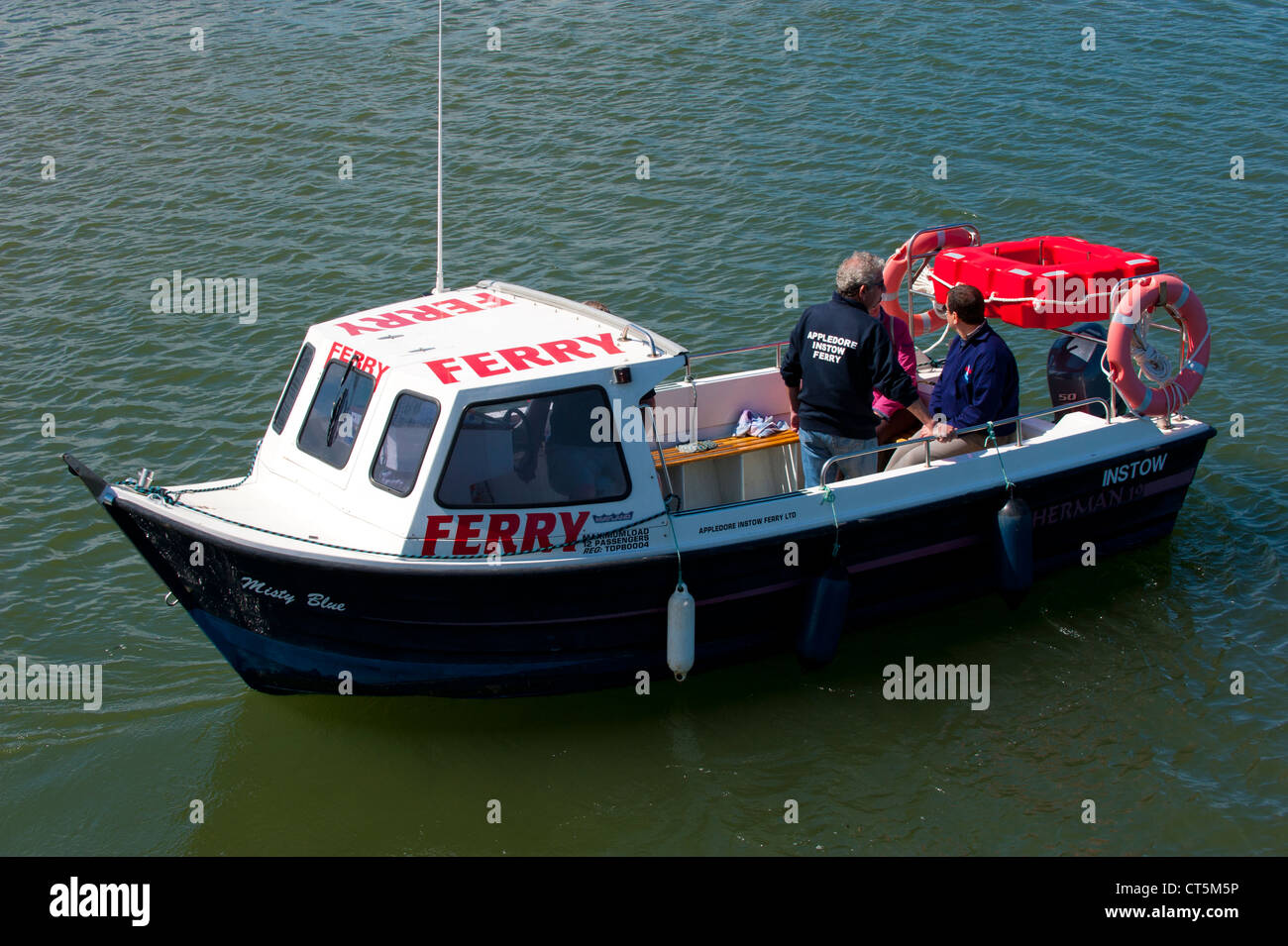 Instow to Appledore passenger ferry across Torridge Estuary Devon ...