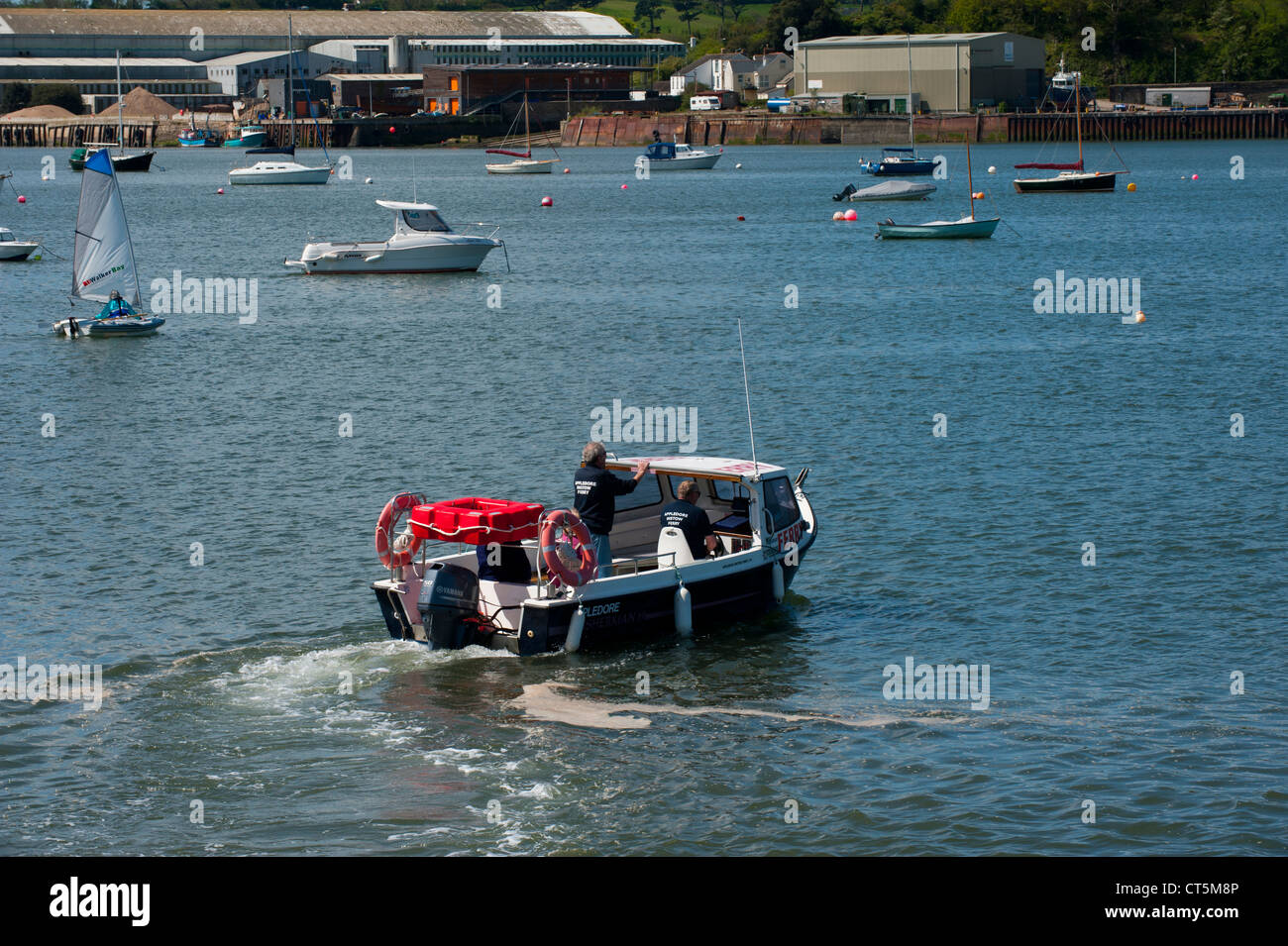 Instow to Appledore passenger ferry across Torridge Estuary Devon ...