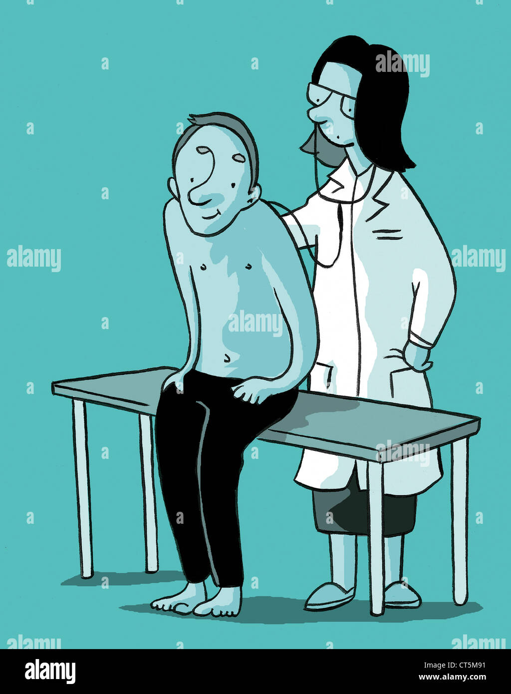 Auscultation drawing hi-res stock photography and images - Alamy