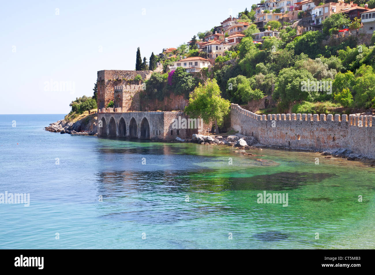 The old fort in the Turkish city of Alanya Stock Photo - Alamy