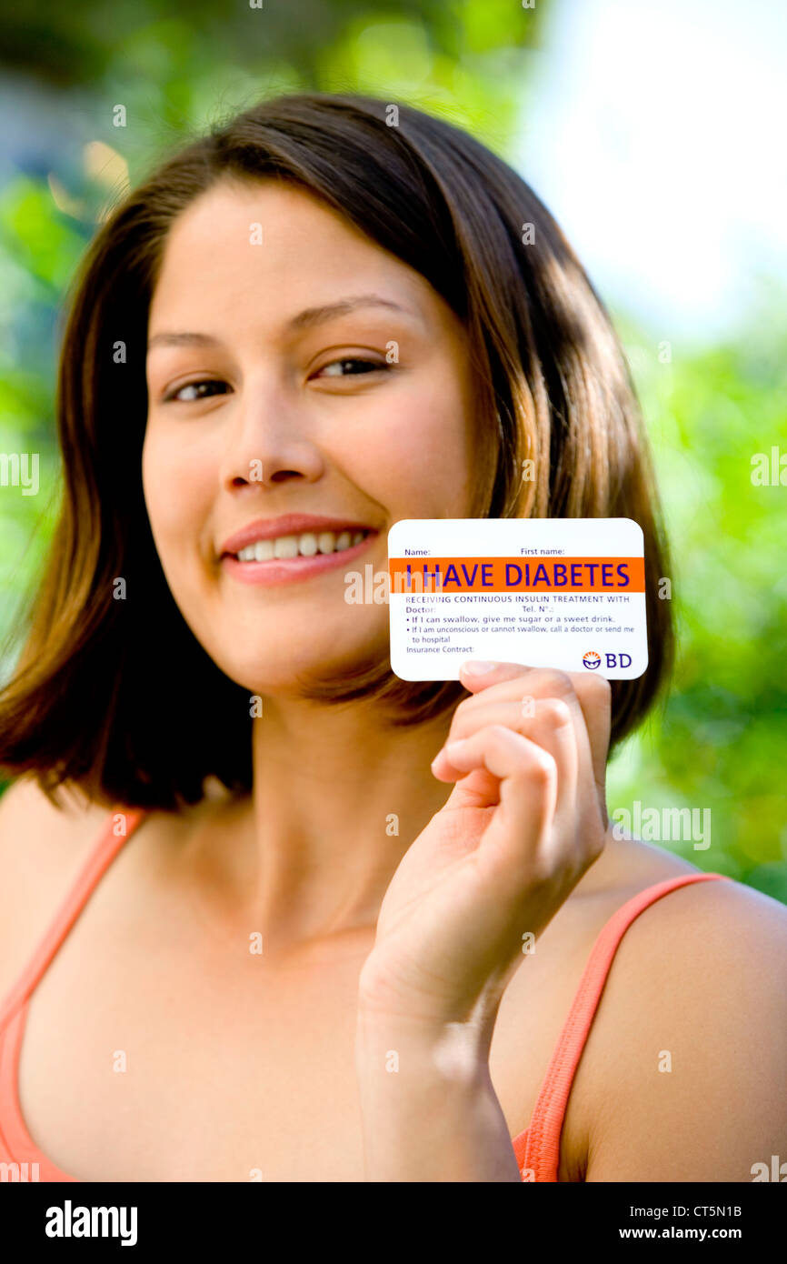 Diabetes medical card hi-res stock photography and images - Alamy