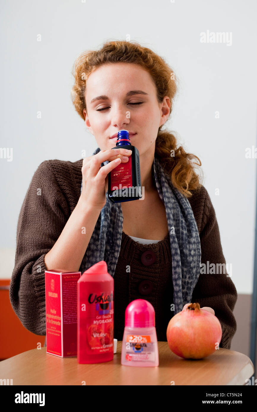 BODY CARE, WOMAN Stock Photo - Alamy