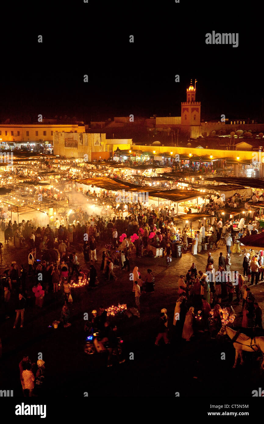 El fna marrakech morocco square hi-res stock photography and images - Alamy