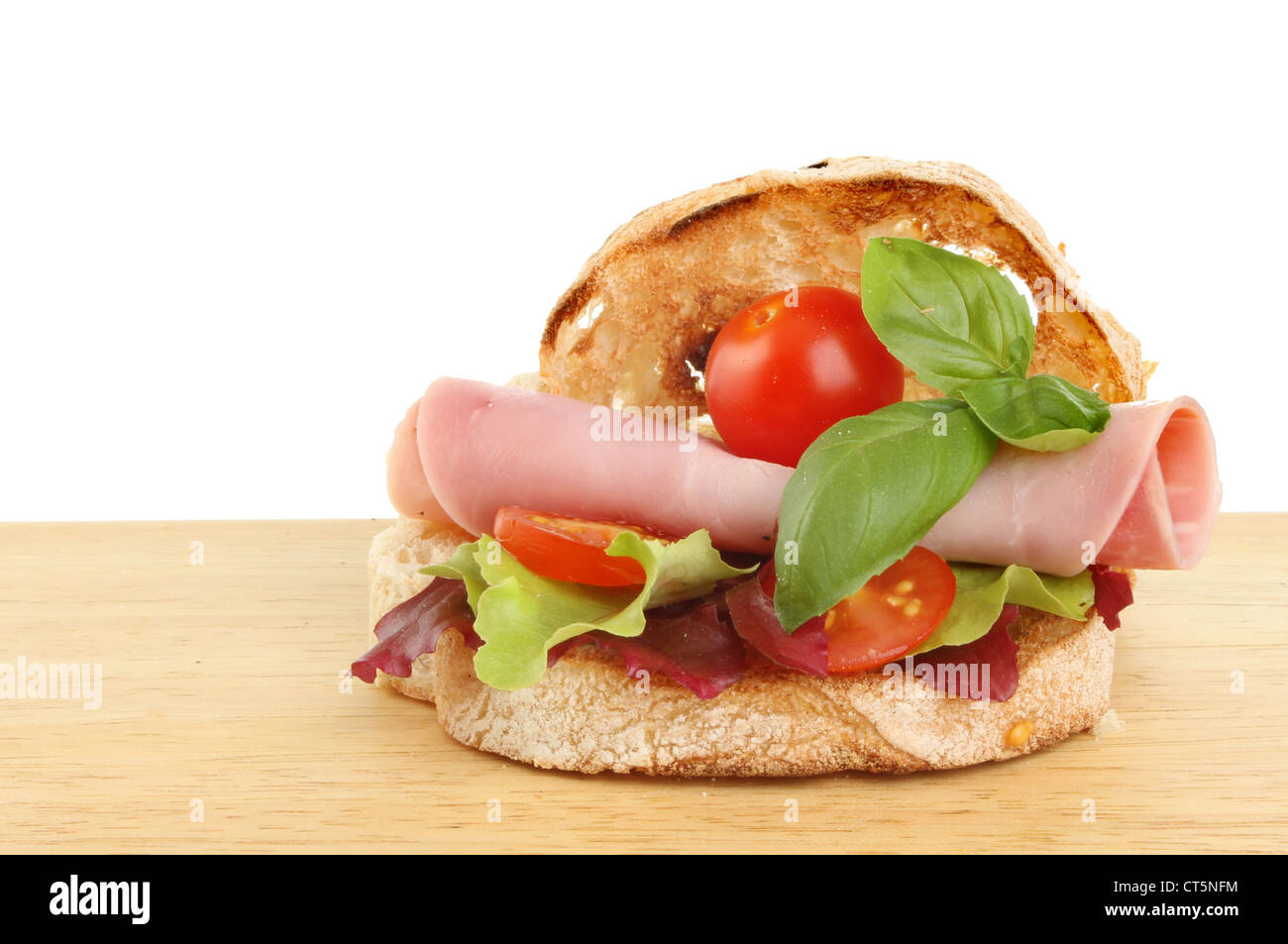 Open toasted sandwich hi-res stock photography and images - Alamy
