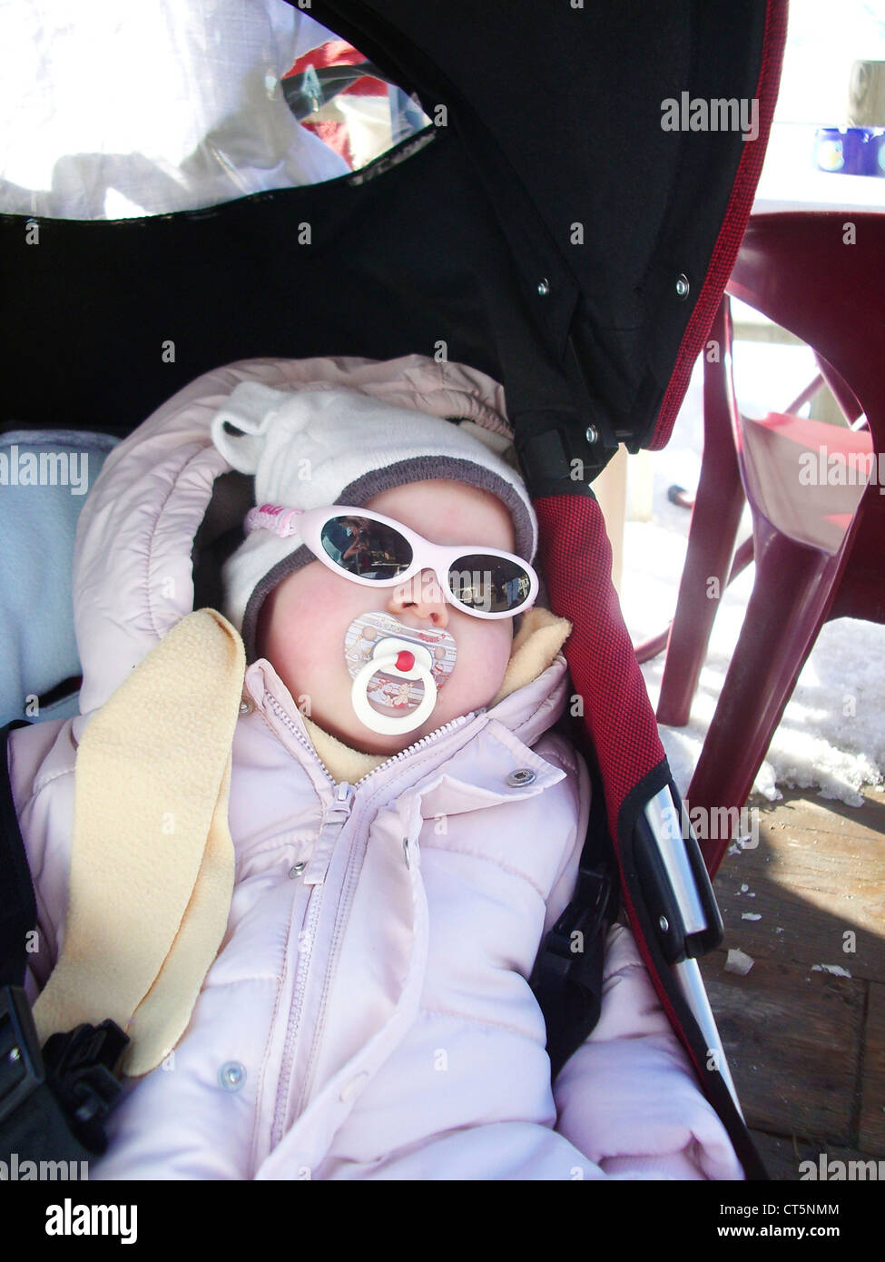 PHOTOPHOBIA IN AN INFANT Stock Photo - Alamy