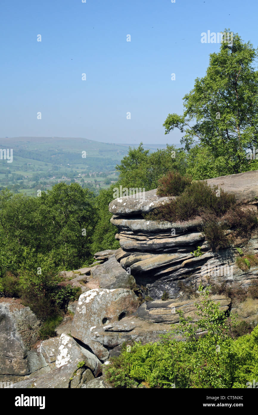 Brimham Rocks - 'Surprise View' - North Yorkshire, England. Rare rock ...
