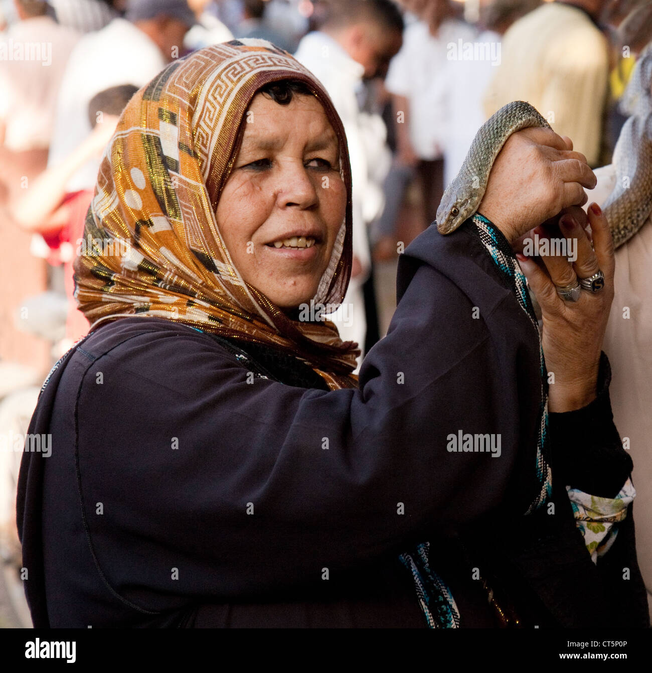Woman snake charmer hi-res stock photography and images - Alamy