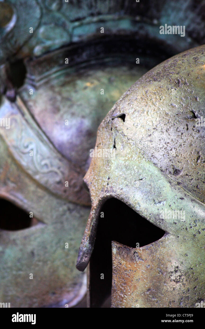 Ancient greek helmet hi-res stock photography and images - Alamy
