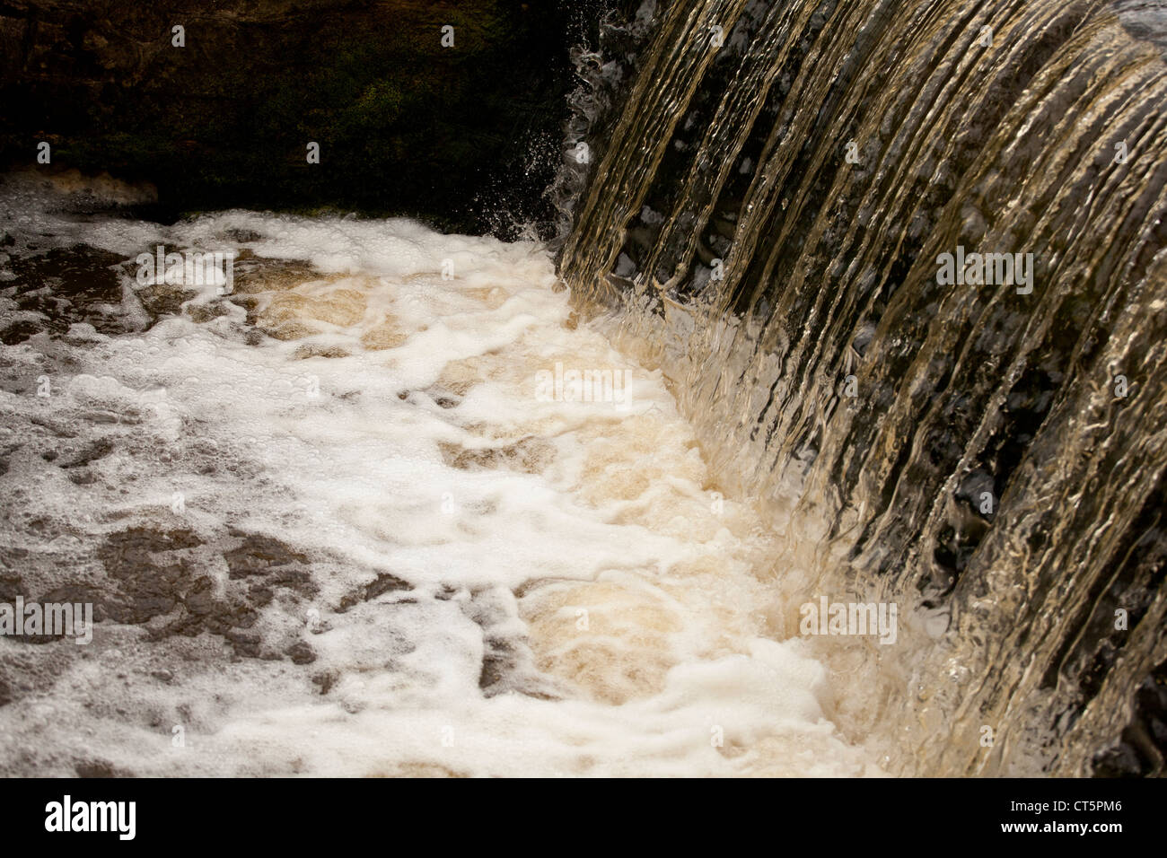 Waterfall fast flowing Stock Photo - Alamy