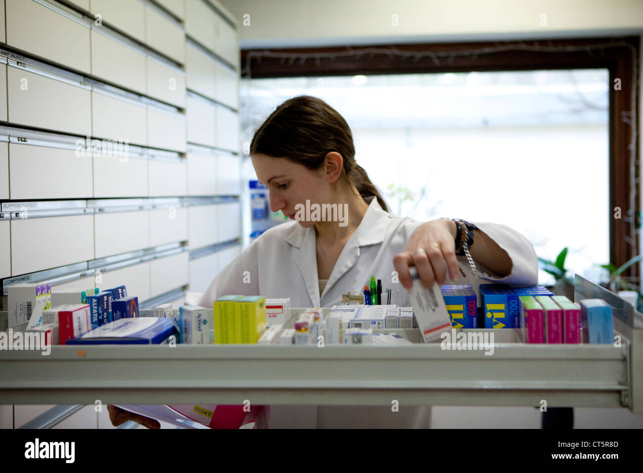 INTERIOR OF A CHEMIST'S SHOP Stock Photo - Alamy