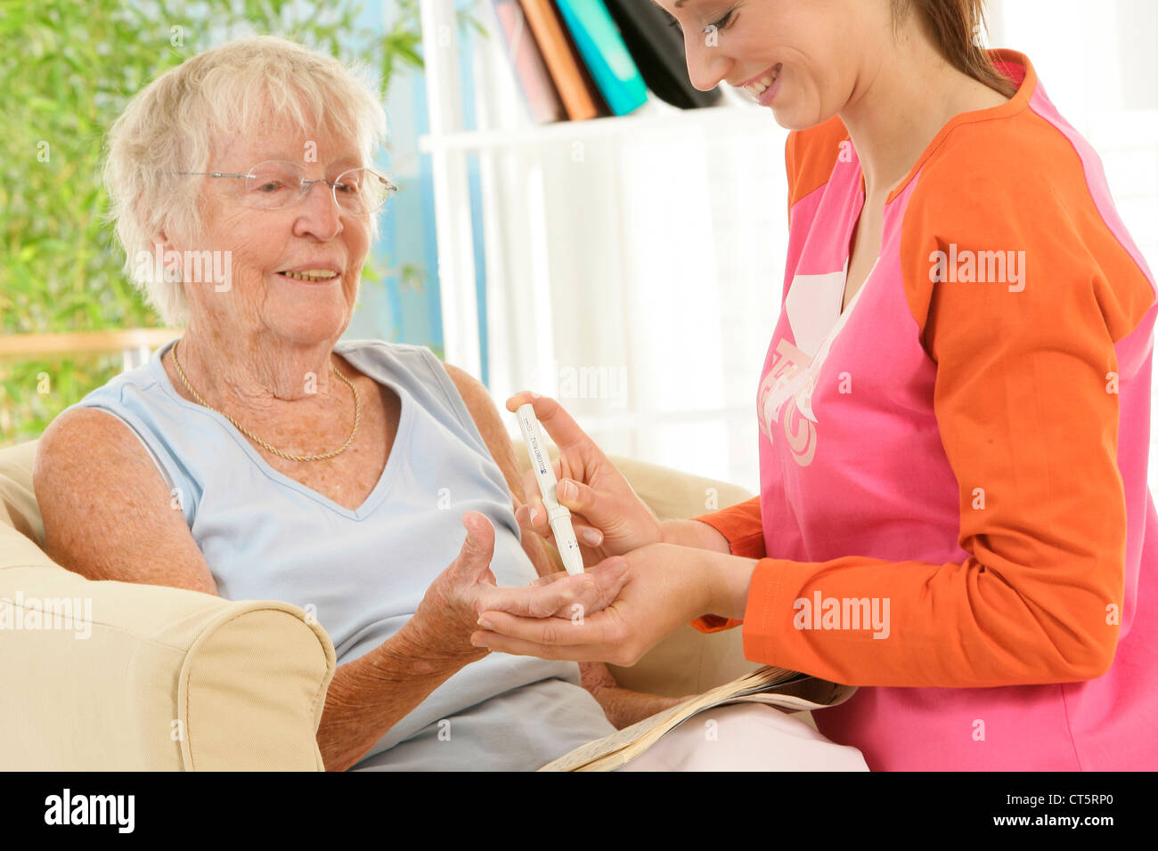 Elderly smile tests hi-res stock photography and images - Alamy
