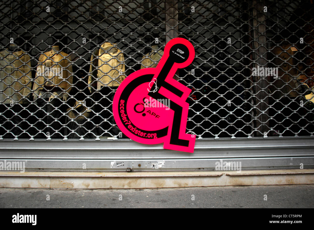 Wheelchair paris disability hi-res stock photography and images - Alamy