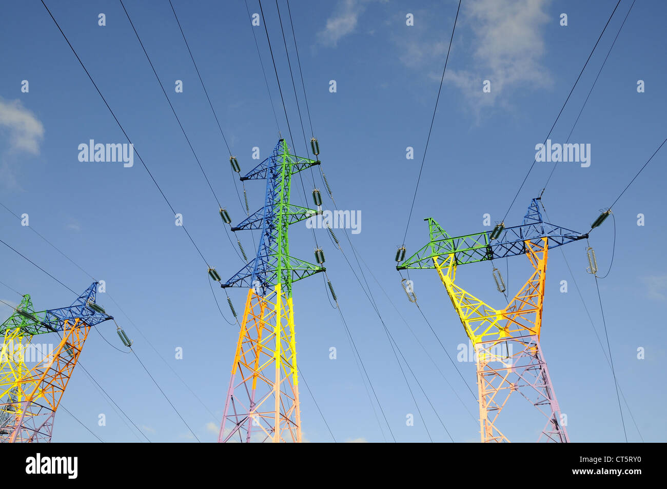 ELECTRICITY POWER LINE Stock Photo - Alamy