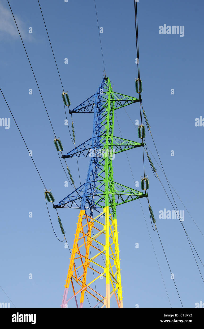 ELECTRICITY POWER LINE Stock Photo - Alamy
