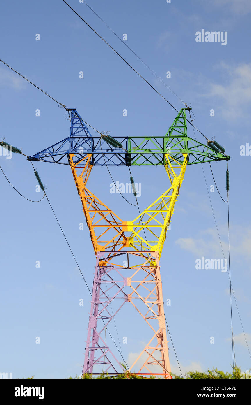 ELECTRICITY POWER LINE Stock Photo - Alamy