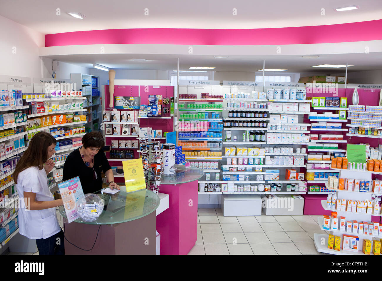INTERIOR OF A CHEMIST'S SHOP Stock Photo - Alamy