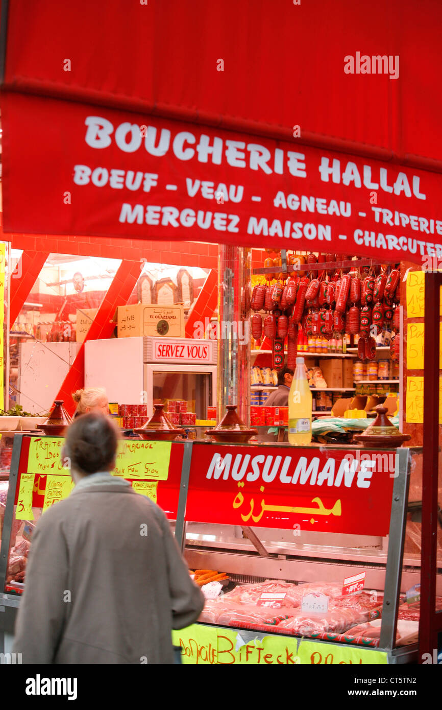 Halal butcher shop hi-res stock photography and images - Alamy