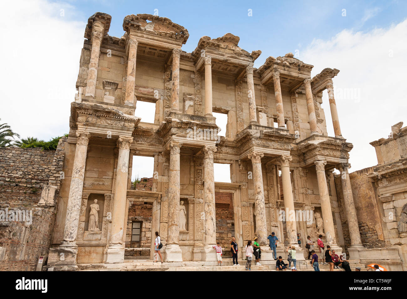 The Celsus Library, Ephesus, Turkey Stock Photo - Alamy