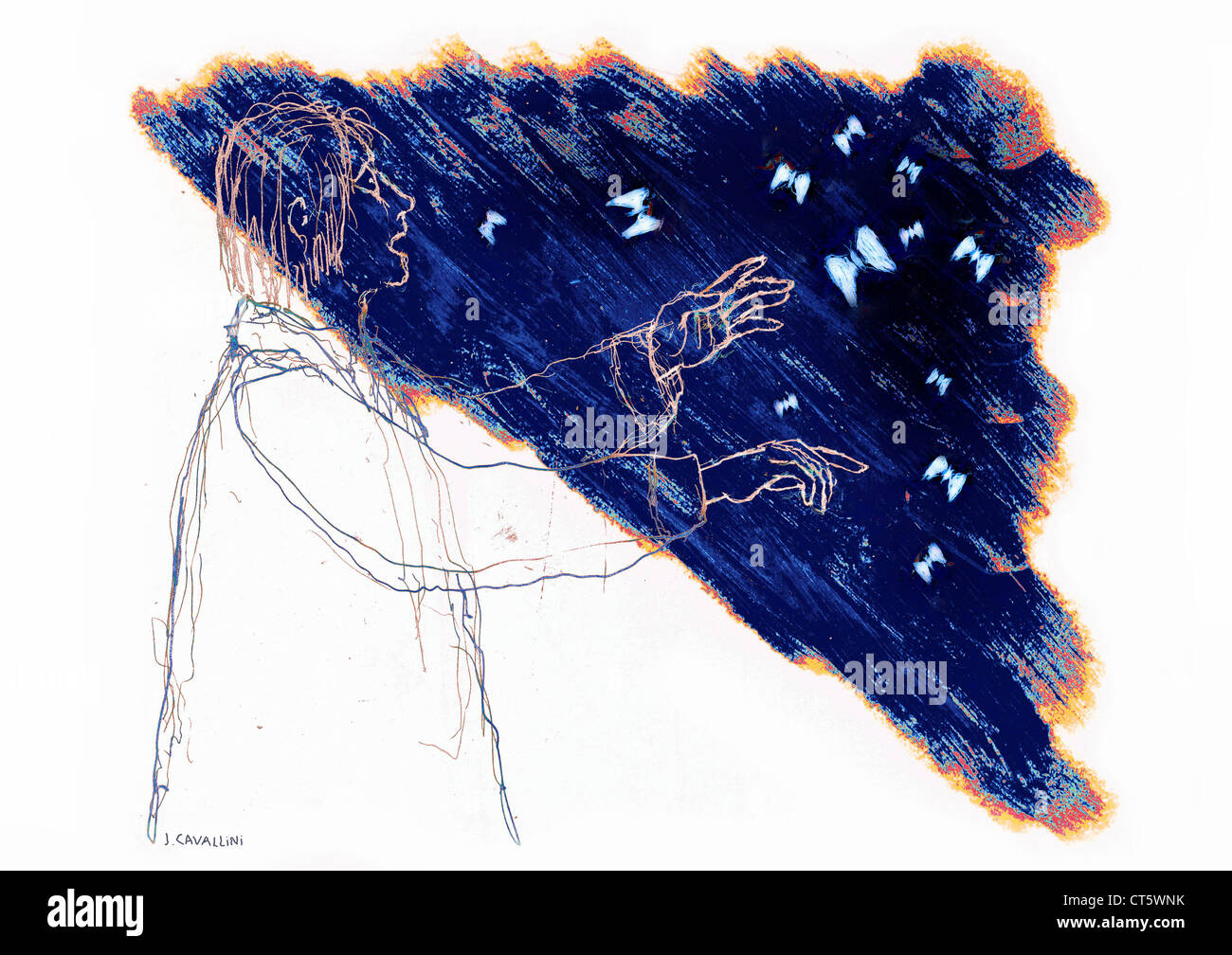 Psychology drawing Cut Out Stock Images & Pictures - Alamy