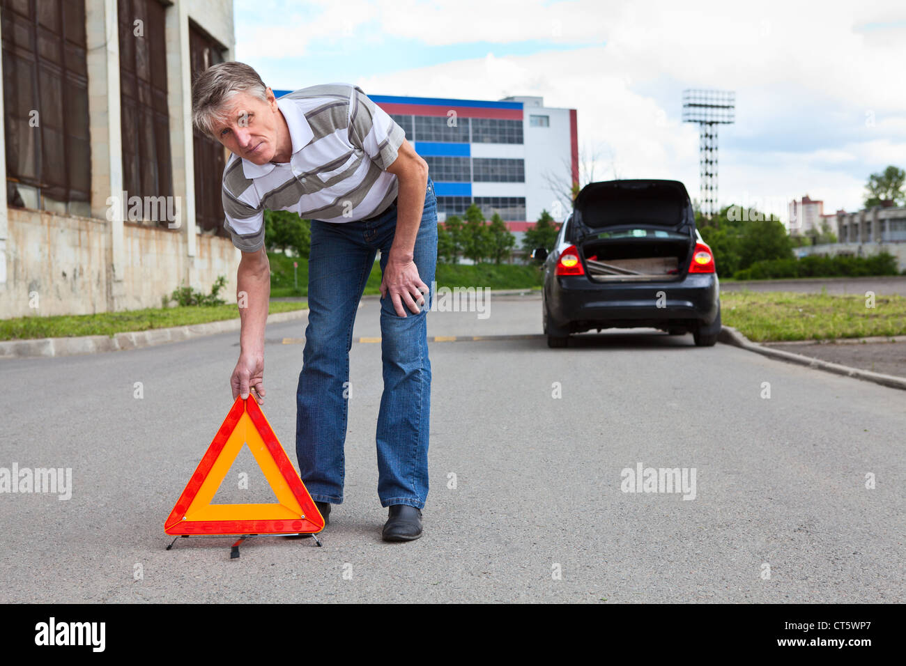 Warning blinker hi-res stock photography and images - Alamy