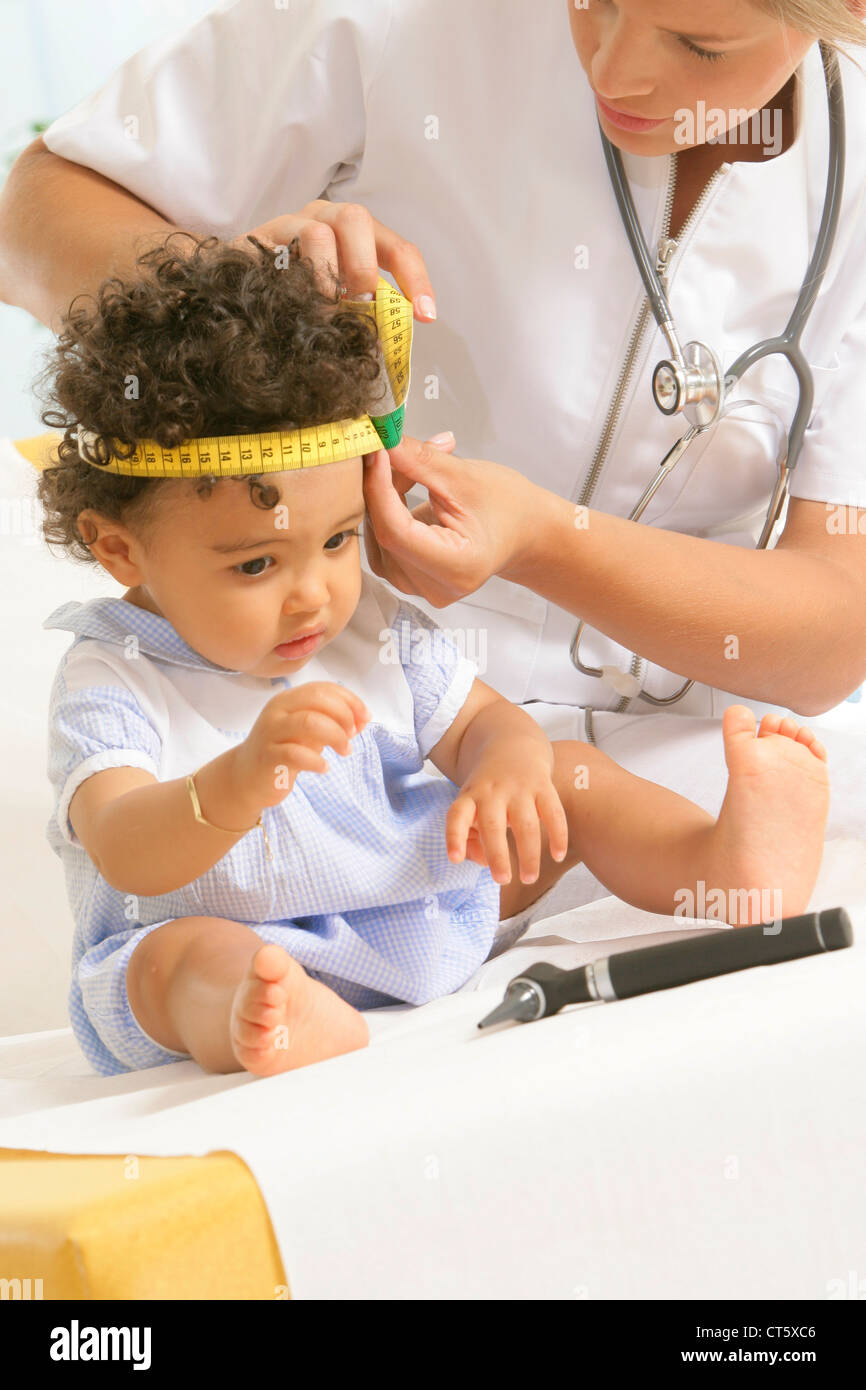 Head circumference measurement hi-res stock photography and images - Alamy