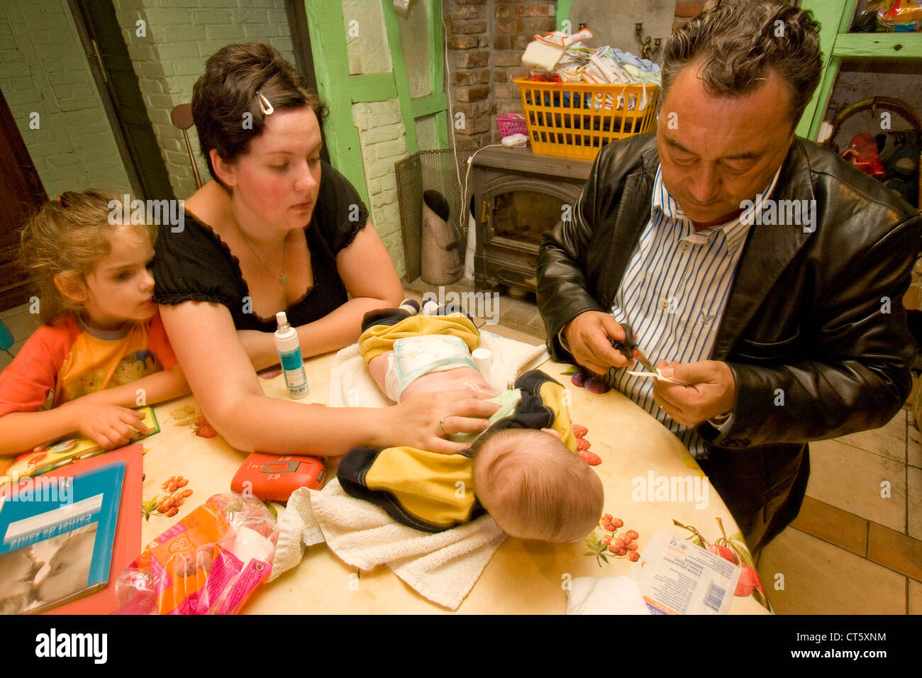 INFANT, HOME CONSULTATION Stock Photo - Alamy