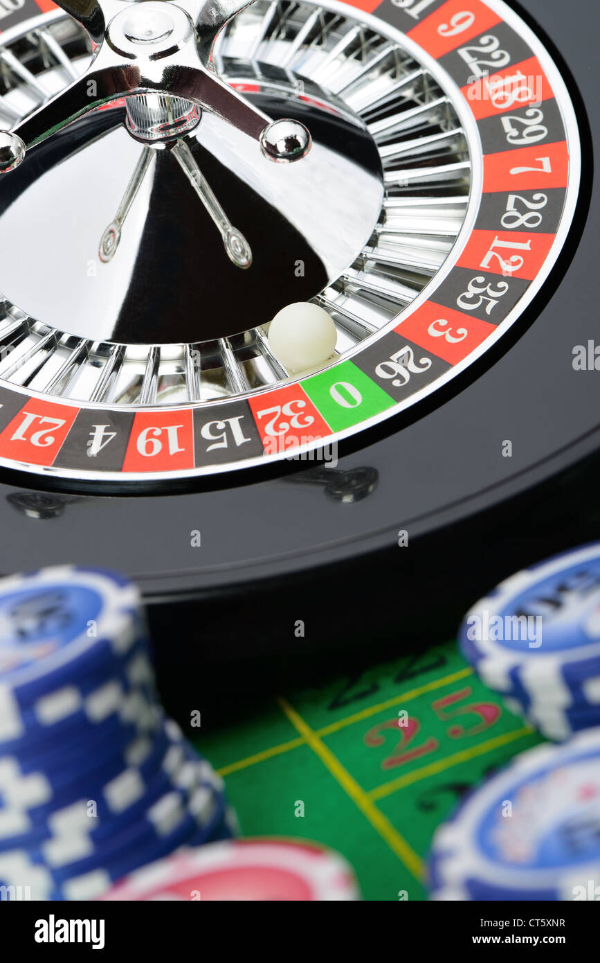 Roulette wheel in casino closeup. High detailed photo Stock Photo - Alamy