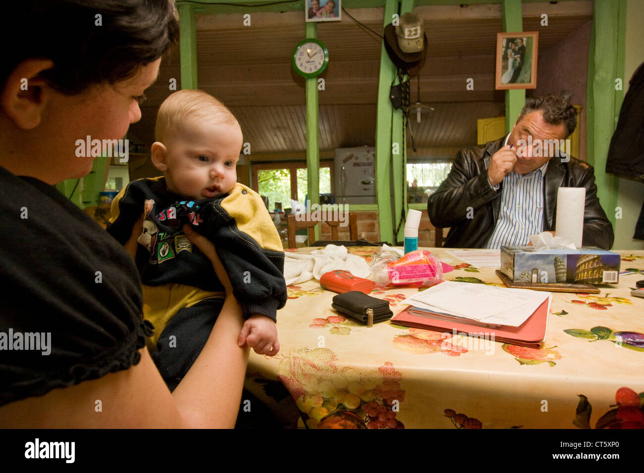 INFANT, HOME CONSULTATION Stock Photo - Alamy