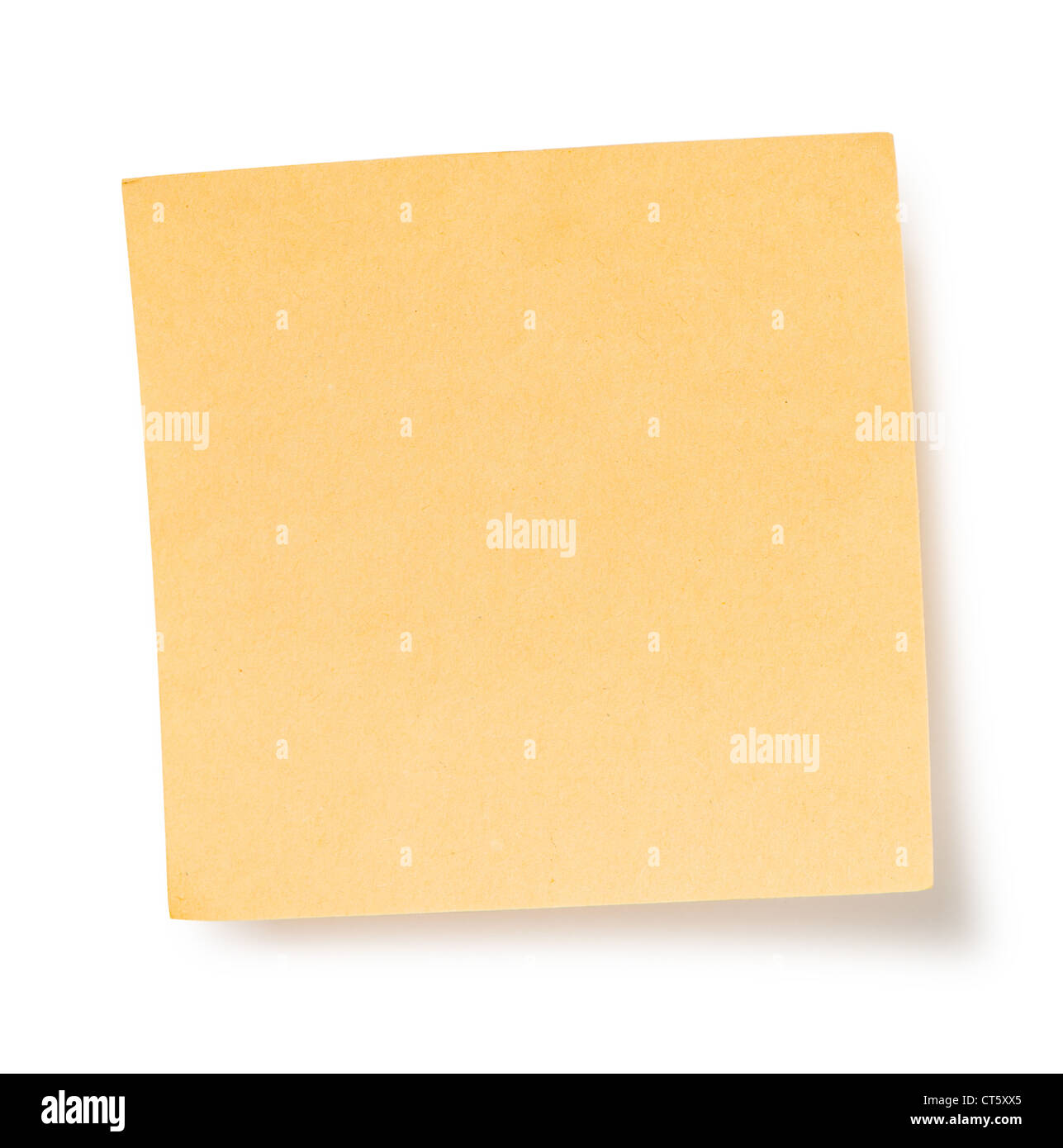 Note paper. Isolated on a white background with a shadow Stock Photo ...