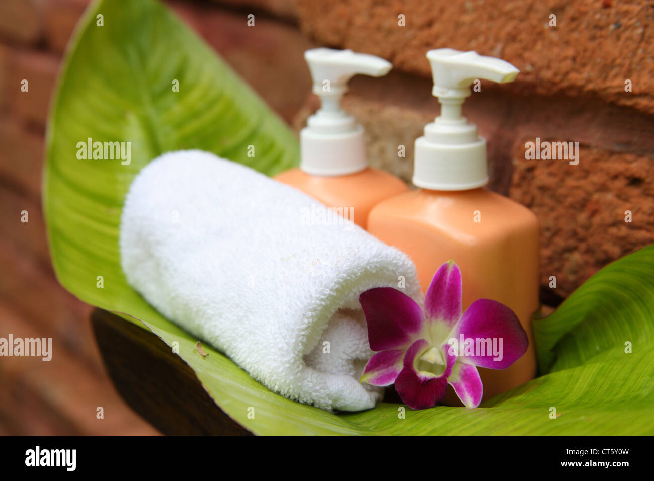 Hotel amenities eco hi-res stock photography and images - Alamy