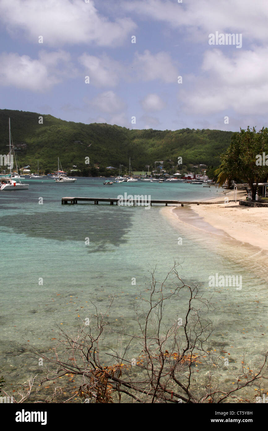 Princess Margaret Beach Elizabeth Town Bequia Stock Photo - Alamy