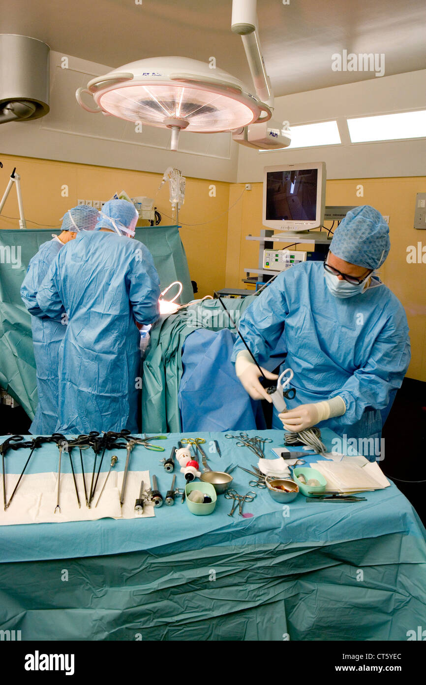 Laparoscopic surgery colon hi-res stock photography and images - Alamy