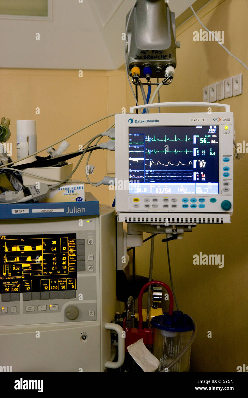 Anesthesia monitoring hi-res stock photography and images - Alamy